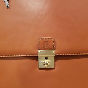 LANCETTI | Bags | New Lancetti Leather Briefcase Camel Italian Brand ...